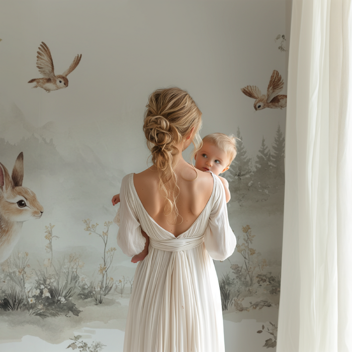 Enchanted Baby Forest Wallpaper | Murals Wallpaper